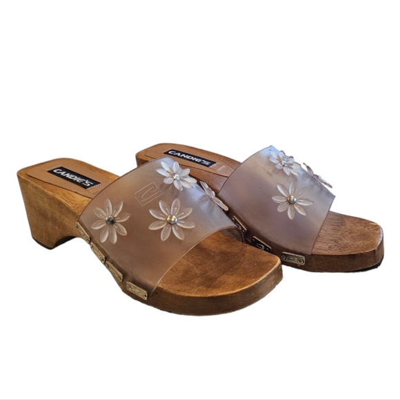 Y2K Candie's | Shoes | Y2k Candies Wooden Solesmokey Top Heeled ...